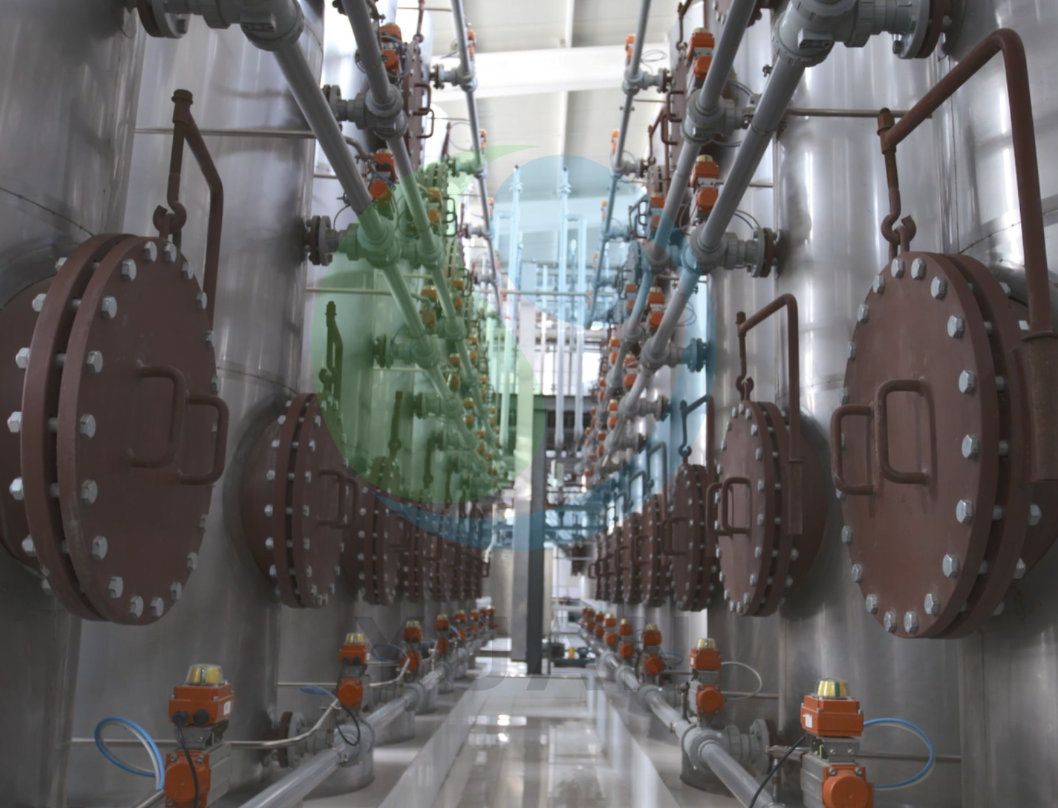 Multi-unit Continuous Decolorization System with Array Valves from ...